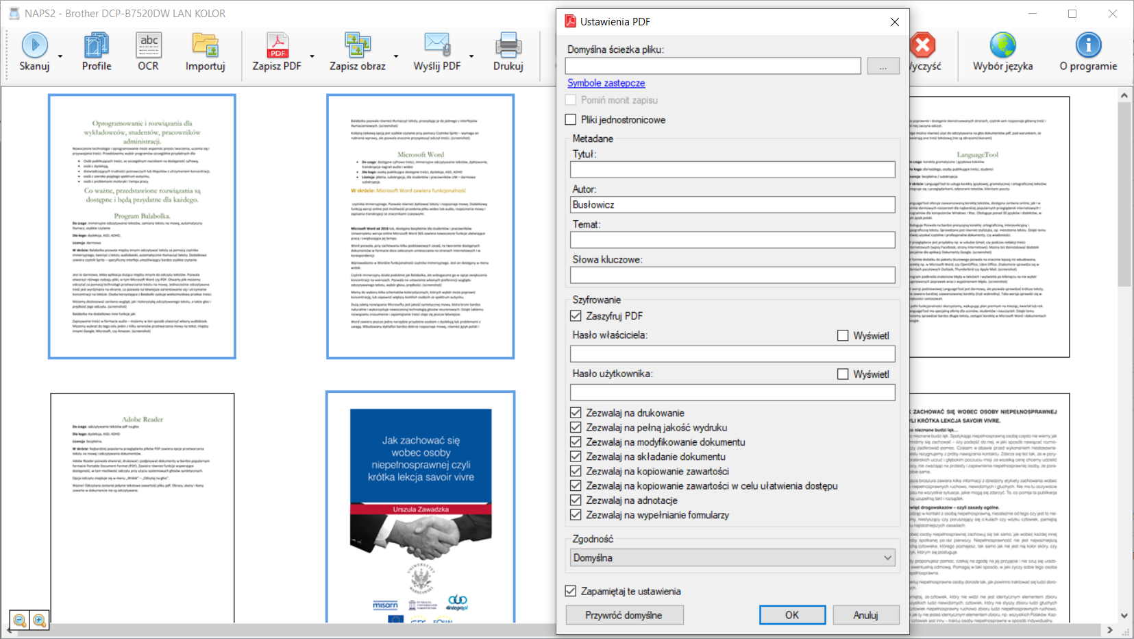 NAPS2 – łatwe skanowanie do PDF, wielostronicowe i z OCR – Centrum Wiedzy Innowacji Standardów